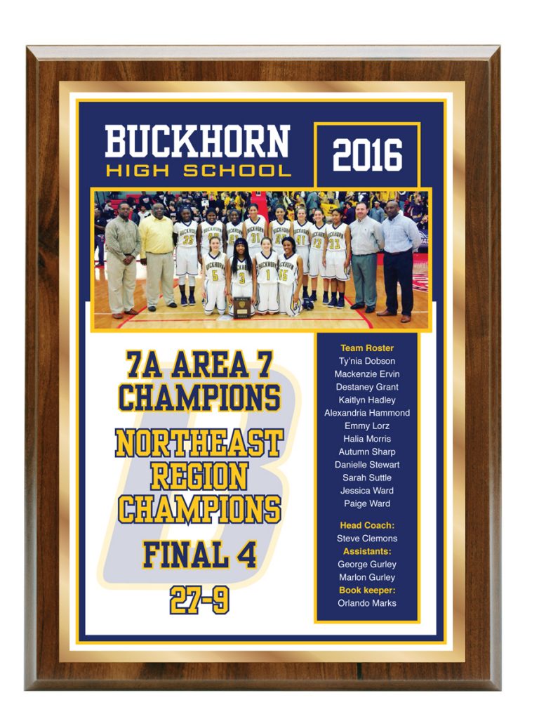 Team Photo Custom Plaques - SMi Awards